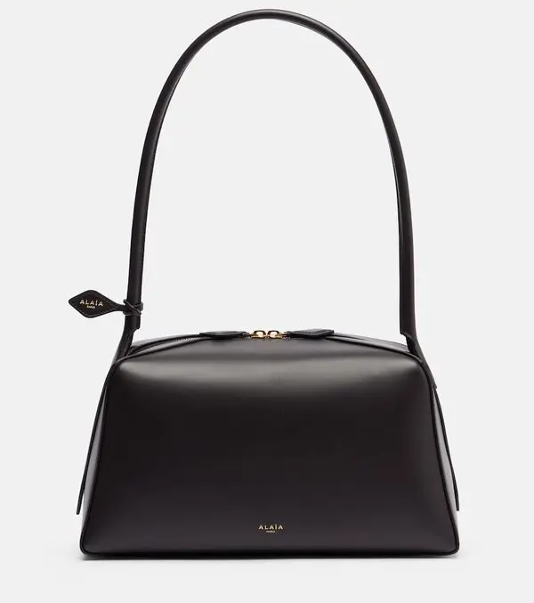 Alaïa Le Bouledogue Leather Shoulder Bag - Black