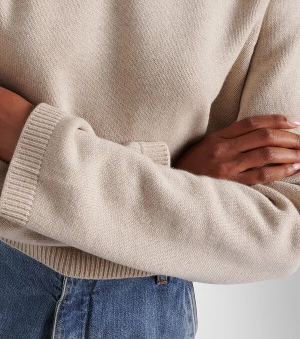 Alaïa Cashmere And Wool-blend Crewneck Sweater