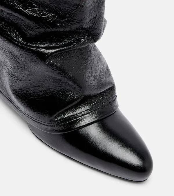 Attico Leon Patent Leather Knee-high Boots