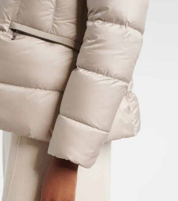 Moncler Boed Shearling-trimmed Down Jacket