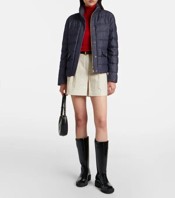 Moncler Bessettez Quilted Cotton Down Jacket