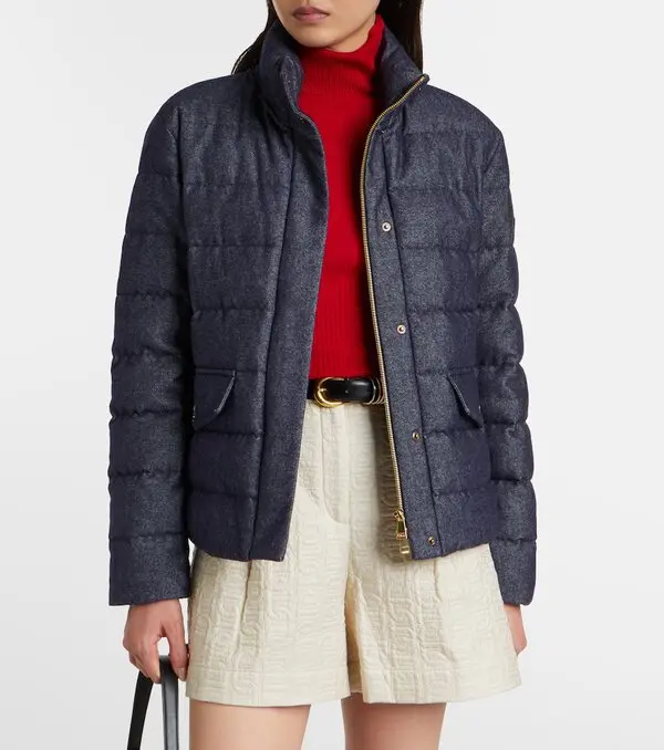 Moncler Bessettez Quilted Cotton Down Jacket