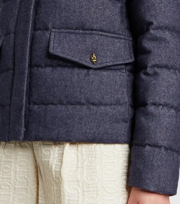 Moncler Bessettez Quilted Cotton Down Jacket