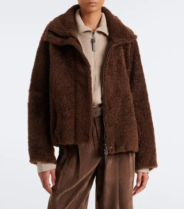 Brunello Cucinelli Shearling Jacket