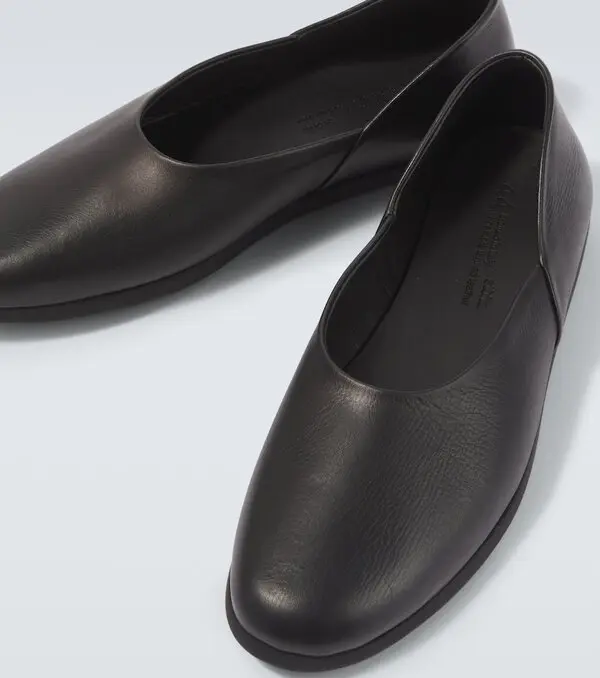 STOFFA Leather Slip-on Shoes