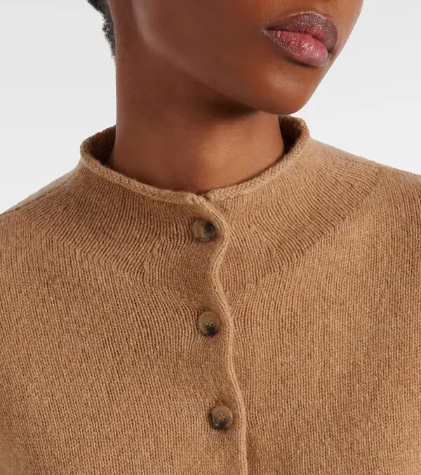 Khaite Annora Wool And Cashmere Cardigan