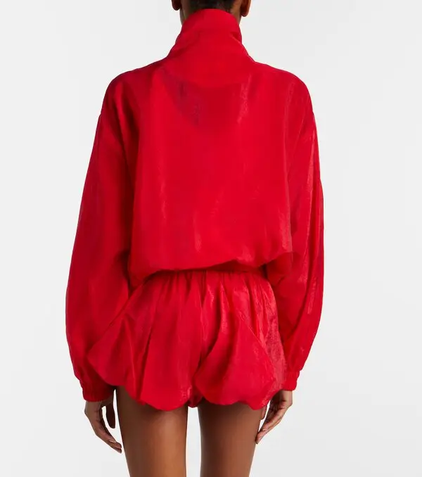 THE FRANKIE SHOP Drea Bomber Jacket - Red