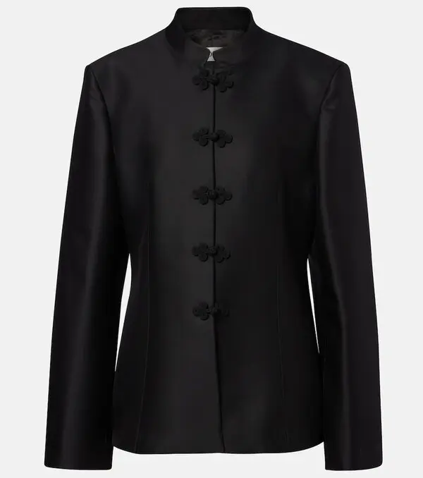 RÓHE Wool-blend Jacket With Toggle Fastening