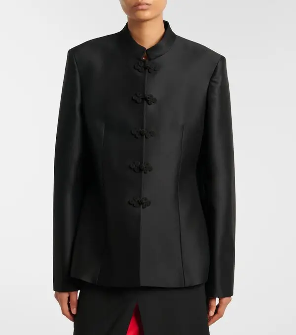 RÓHE Wool-blend Jacket With Toggle Fastening