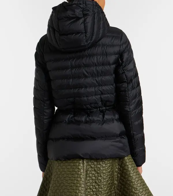 Moncler Raies Hooded Quilted Down Jacket - Black