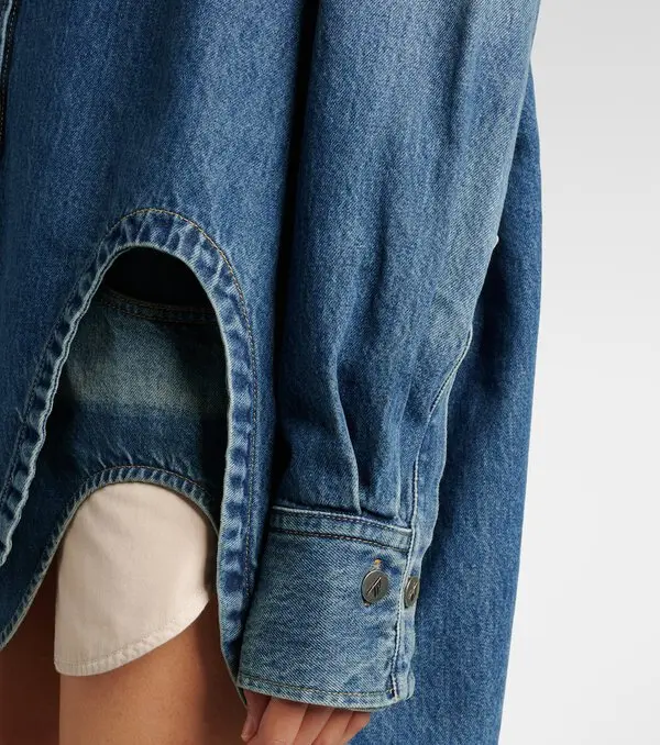 Attico Cotton Denim Shirt