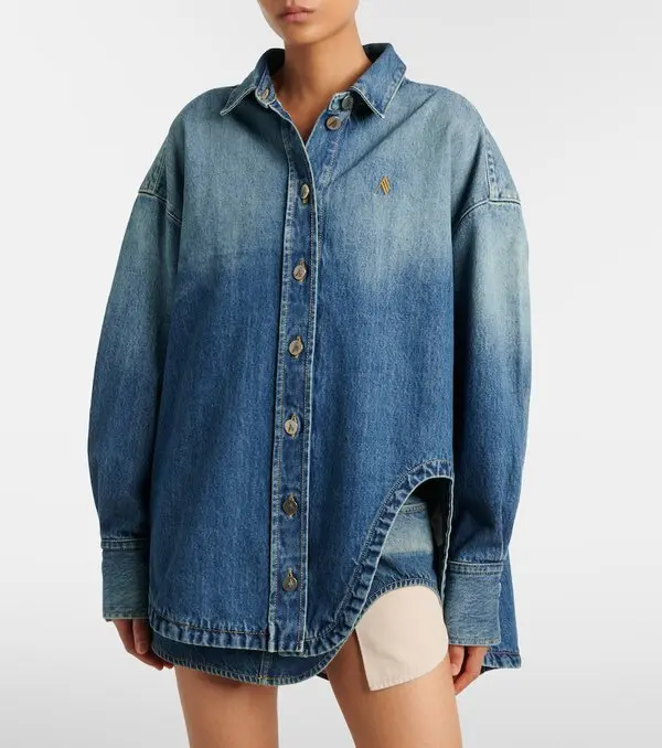 Attico Cotton Denim Shirt
