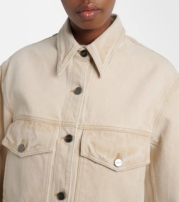 Khaite The Tomer Denim Jacket - Grey