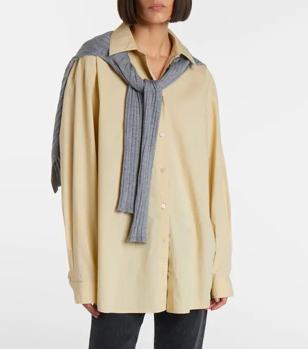 TOTEME Oversized Cotton Poplin Shirt