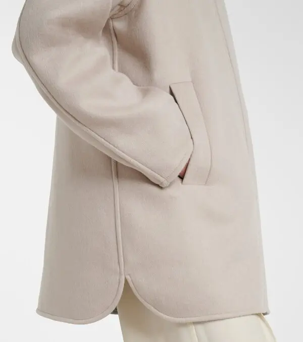 Moncler Wool And Cashmere Detachable Vest Jacket
