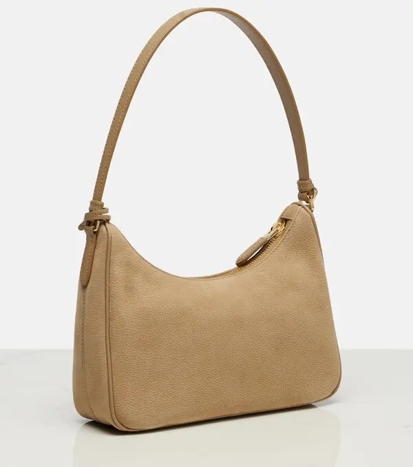 Prada Re-edition 2005 Mini Shoulder Bag - Beige