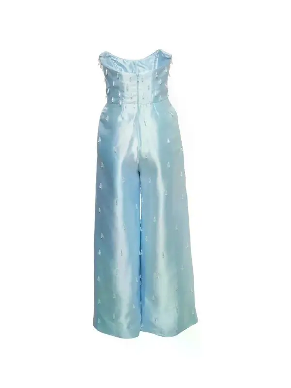 FARAH AL MESBAH X Laila Embellished Strapless Jumpsuit