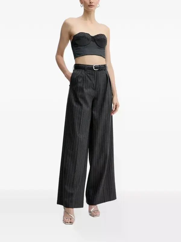 Ermanno Scervino Strapless Cropped Top