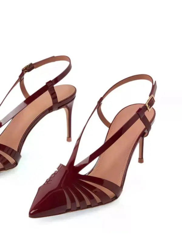 MALONE SOULIERS Janette 70 Cage Slingback Pumps