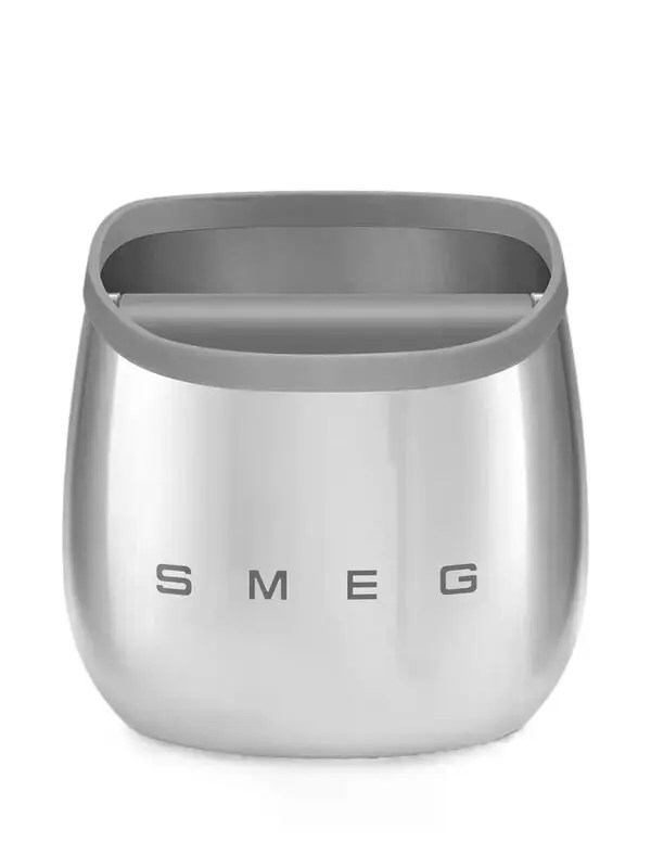 SMEG Logo-print Knock Box - Silver
