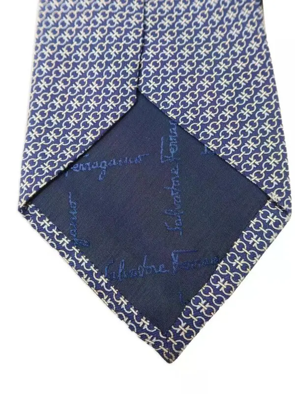 FERRAGAMO Silk Tie - Blue