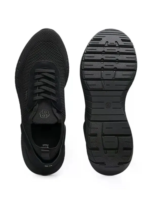 BOSS Mesh-knit Lace-up Sneakers