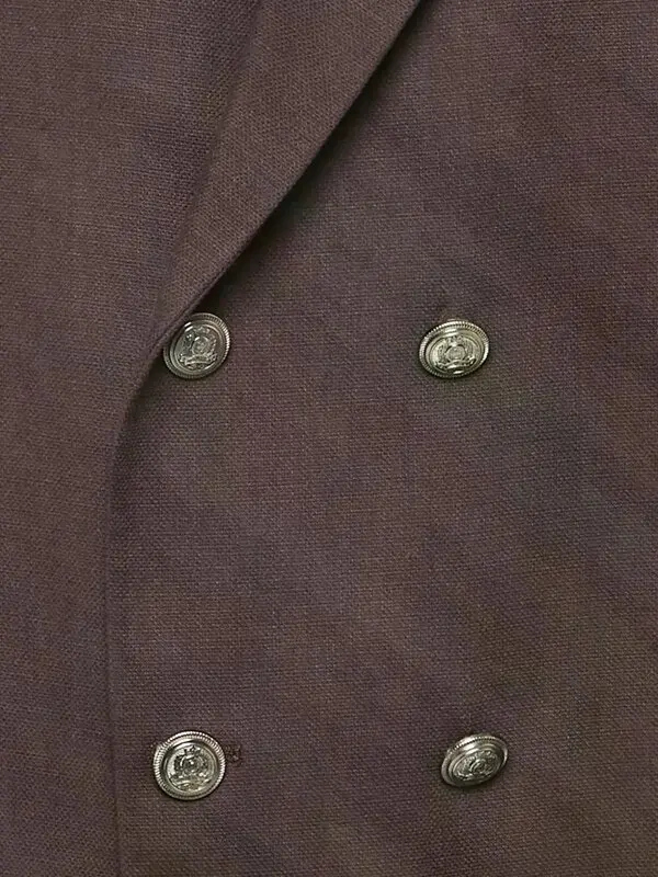 RICCI DI NAPOLI Double-breasted Slim-fit Suit