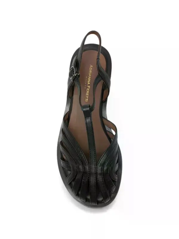 ADRIANNA FERETTI Cage T-bar Sandals
