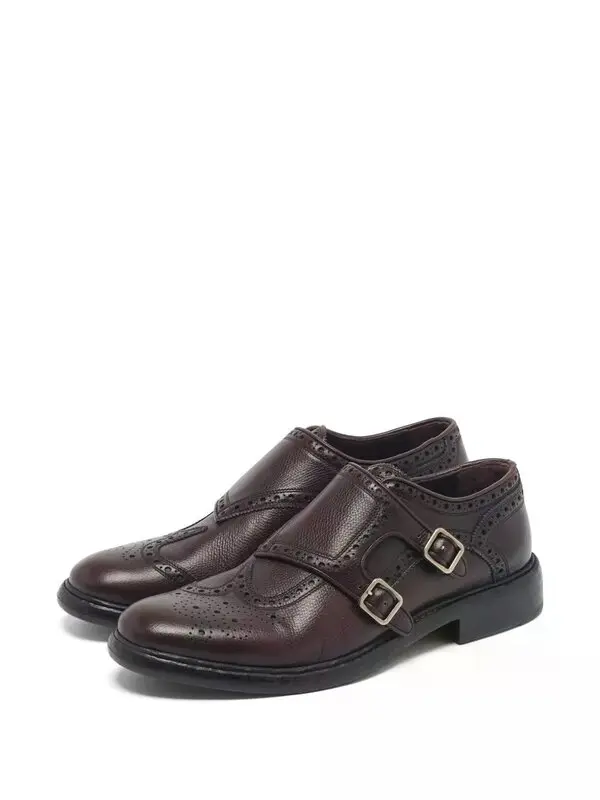 Burberry Delmar Double-buckle Derby Shoes