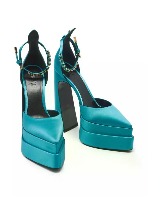 Versace Platform Pumps - Blue