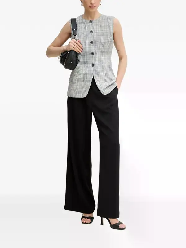 Guess Check Pattern Button-up Top