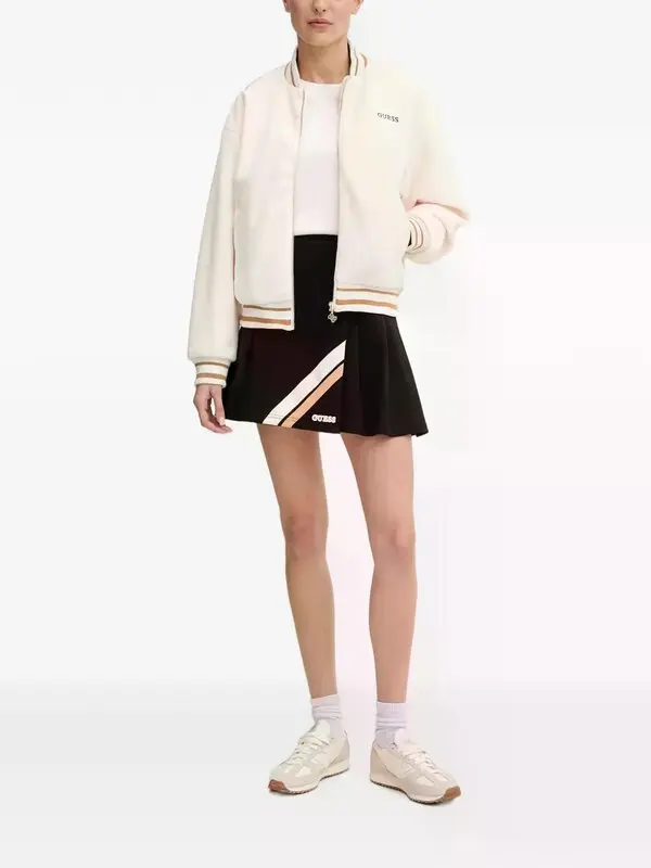 Guess Embroidered Logo Bomber Jacket