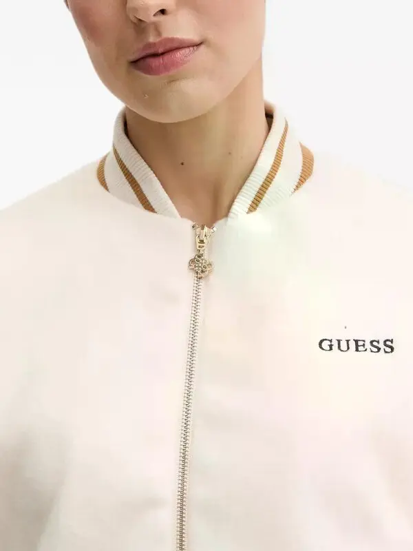 Guess Embroidered Logo Bomber Jacket