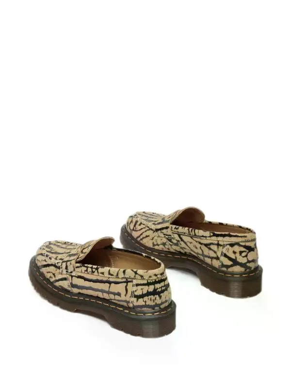 Dr. Martens Animal Print Penny Loafers