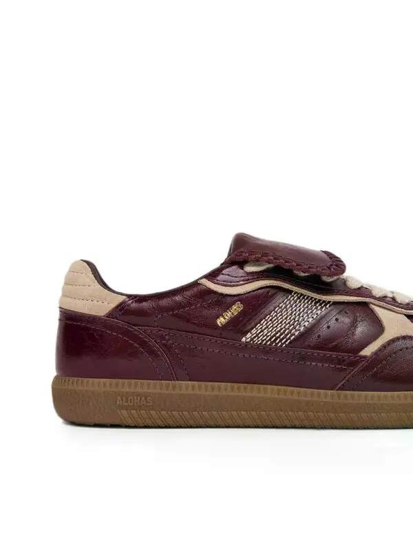 ALOHAS Tb.490 Club Patent Leather Sneakers - Red