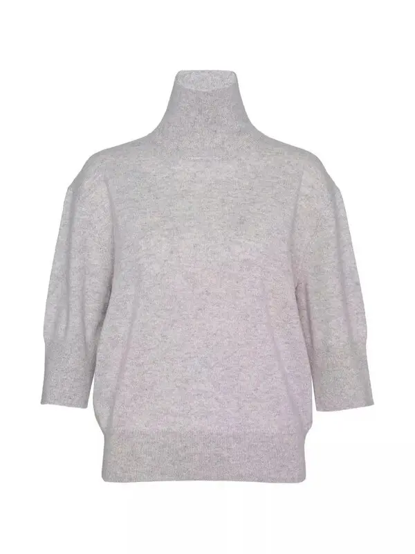 CLUB21 COLLECTION High-neck Short-sleeve Sweater