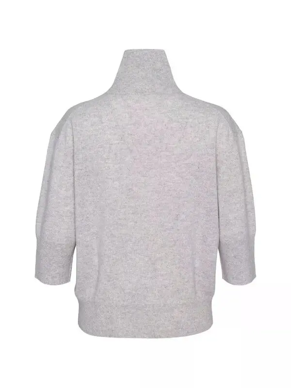 CLUB21 COLLECTION High-neck Short-sleeve Sweater