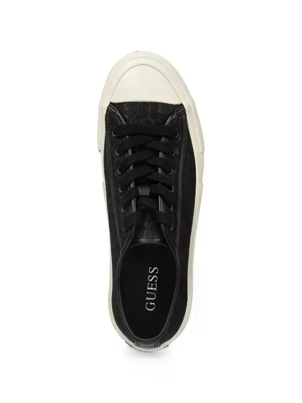 Guess Carey Monogram Print Lace-up Sneakers