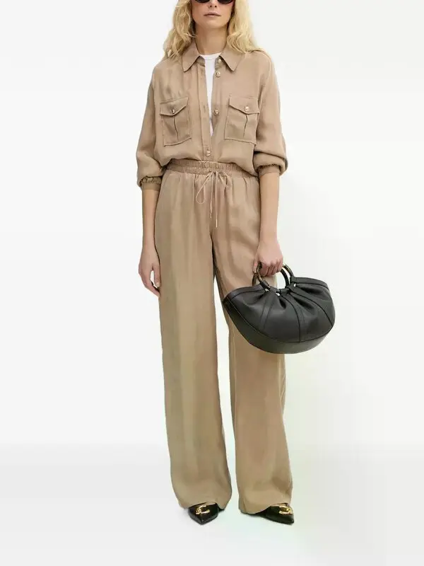Guess Drawstring Wide-leg Trousers