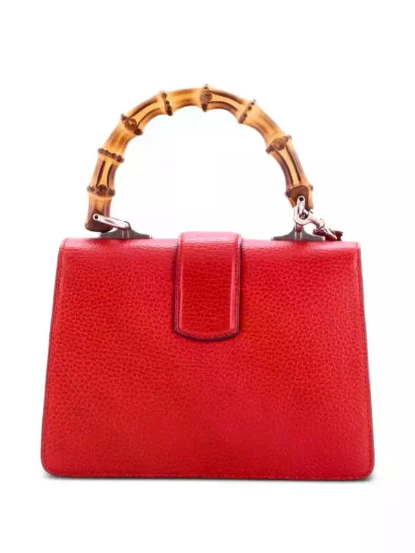 Gucci Dionysus Bamboo Top Handle Bag Leather Mini Satchel