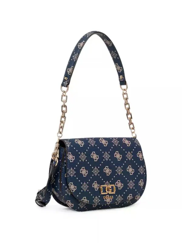 Guess Emelie Logo-print Chain-link Shoulder Bag