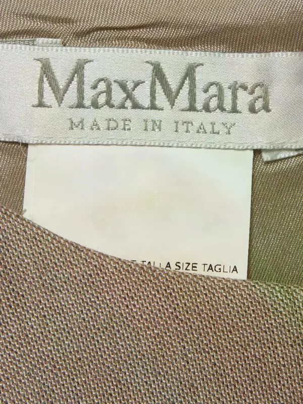 Max Mara Boat Neck Sleeveless Mini Dress