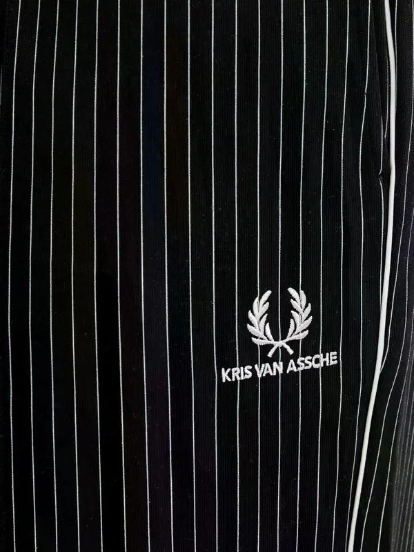Fred Perry Pinstripe-print Track Pants