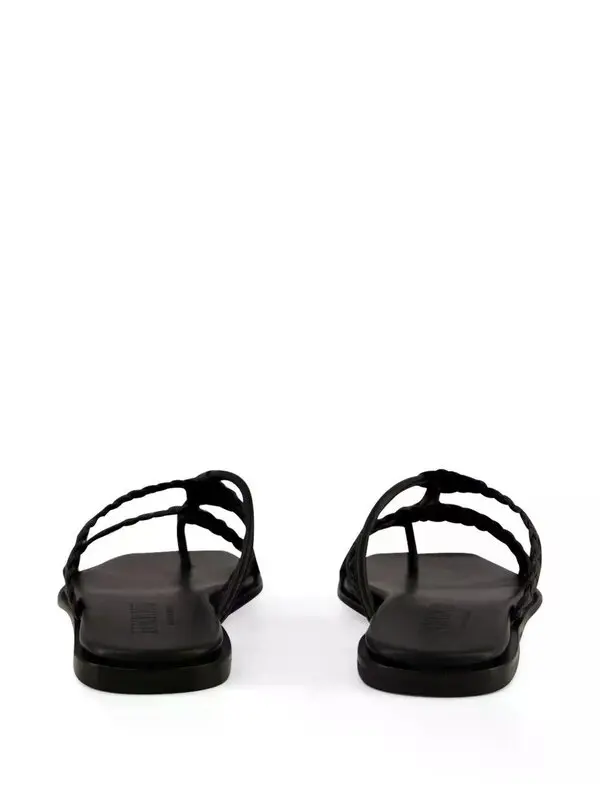 Hereu Lina Woven Lambskin Sandals