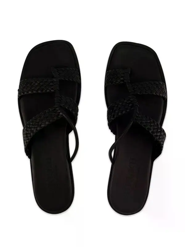 Hereu Lina Woven Lambskin Sandals