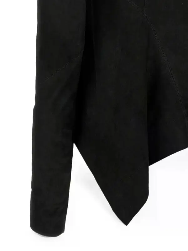 Rick Owens Naska Biker Leather Jacket - Black