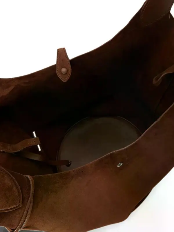 Polo Ralph Lauren Calf Suede Tote Bag - Brown