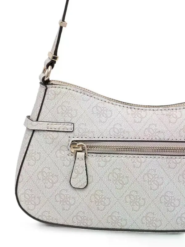 Guess Logo Plaque Buckle Detail Tote Bag - Grey