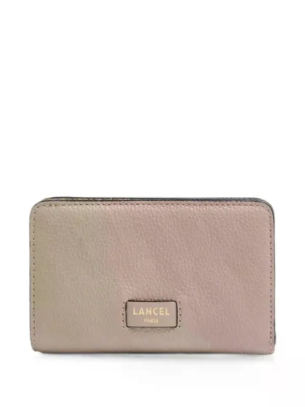 LANCEL Ninon Grained Wallet - Neutrals