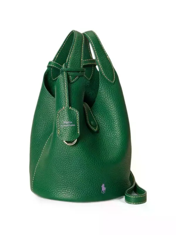 Polo Ralph Lauren Leather Tote Bag - Green